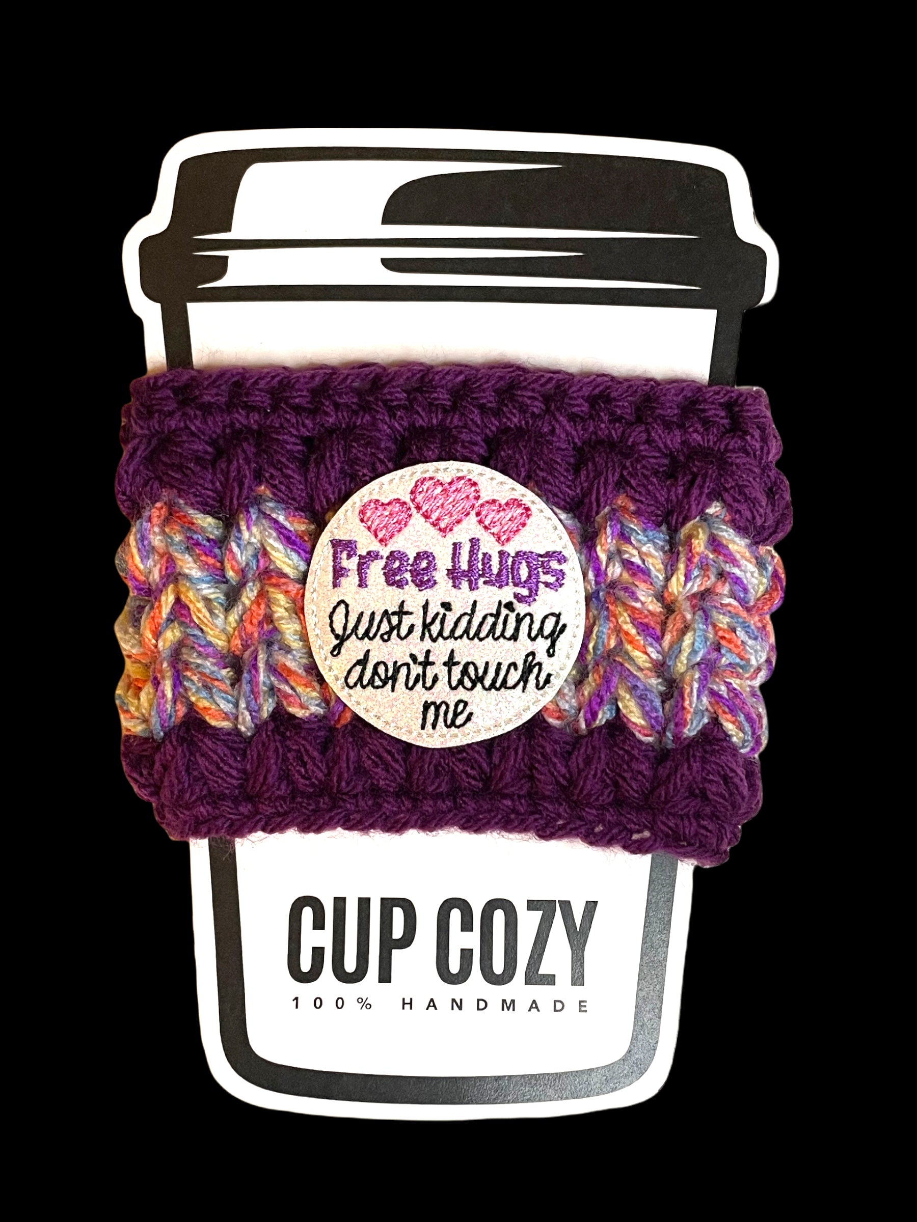 Free Hugs Cup Cozy – 2 G’s In A Pod